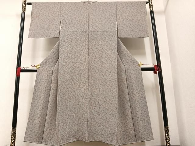 平和屋着物○訪問着 梅文 金彩 鬼しぼ縮緬 正絹 逸品 AABD4790ph 平和