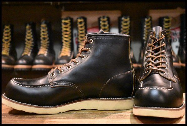 【11E 美品 14年】レッドウィング 9874 アイリッシュセッター ブラック クローンダイク 黒 モックトゥ 編み上げ ブーツ ...