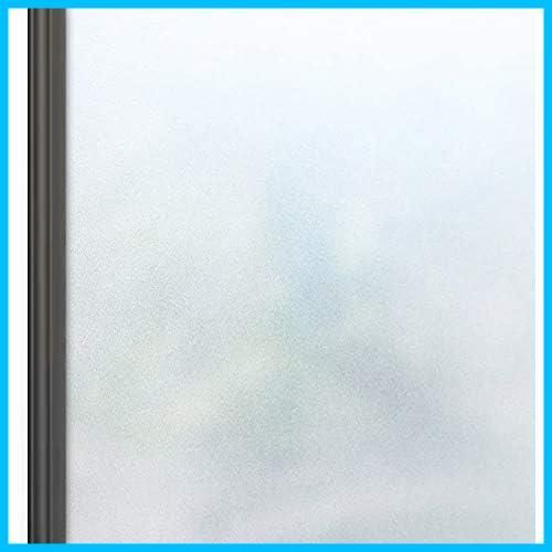 ★44.5x200cm★ Homein 窓ガラス 目隠しシート 窓フィルム すりガラス調 断熱遮熱 結露防止 水で貼る 剥がせる 紫外線/uvカット 遮光遮熱 貼り直し可 飛散防止 風呂 浴室 ...