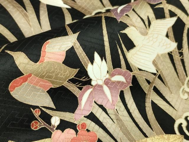 平和屋本店□極上 十日町老舗ブランド 吉澤友禅 吾妻徳穂 訪問着 駒