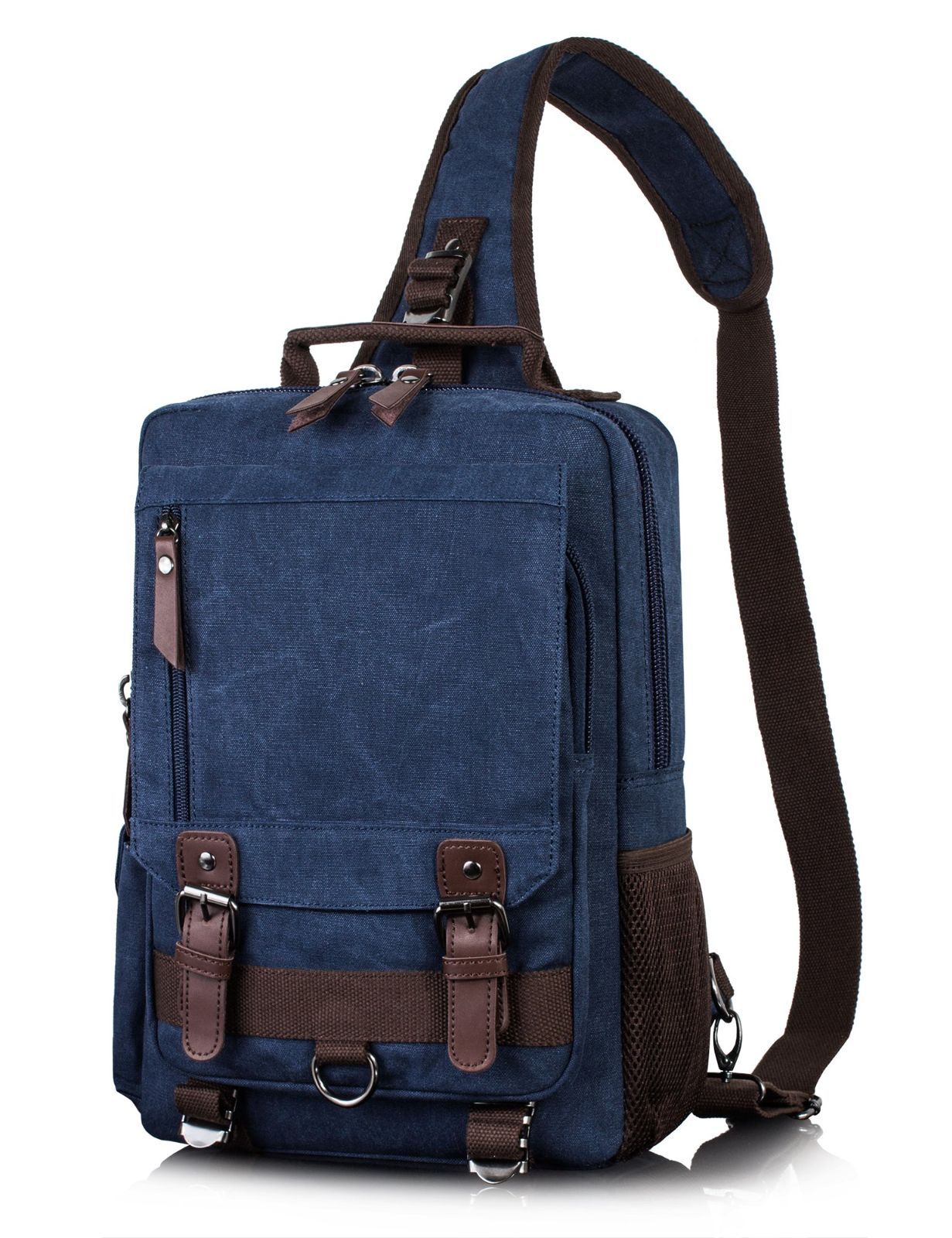 【在庫セール】大容量 13インチPC A4 帆布 ビッグ 安全ロック付き USB充電ポート 斜めがけバッグ ミリタリーバッグ ワンショルダーバッグ ボディバッグ ベーシックパワー ...