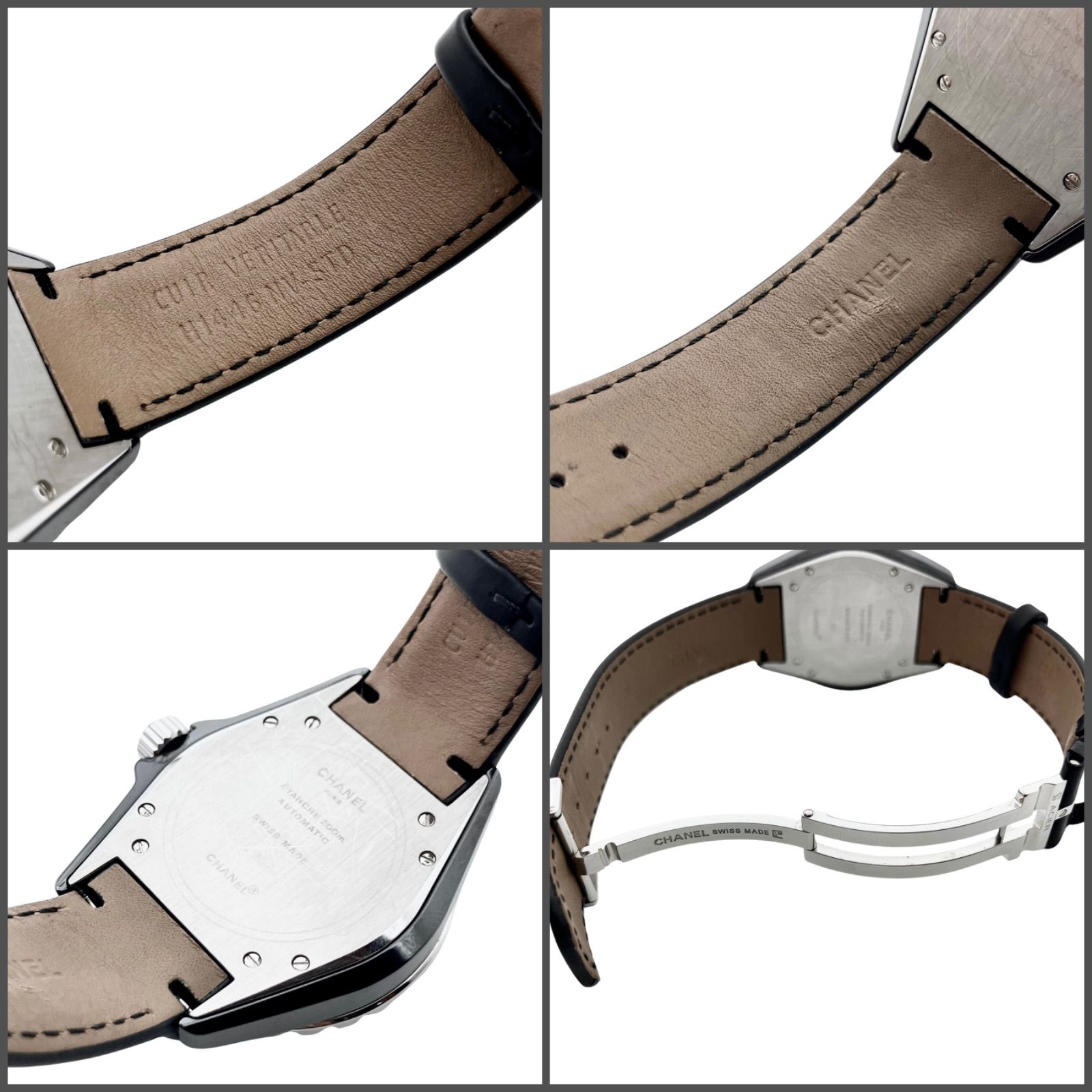 点検済】シャネル CHANEL H0684 J12 黒セラミック 38MM 自動巻き 点検済】シャネル CHANEL H0684 J12 黒セラミック 38MM 自動巻き