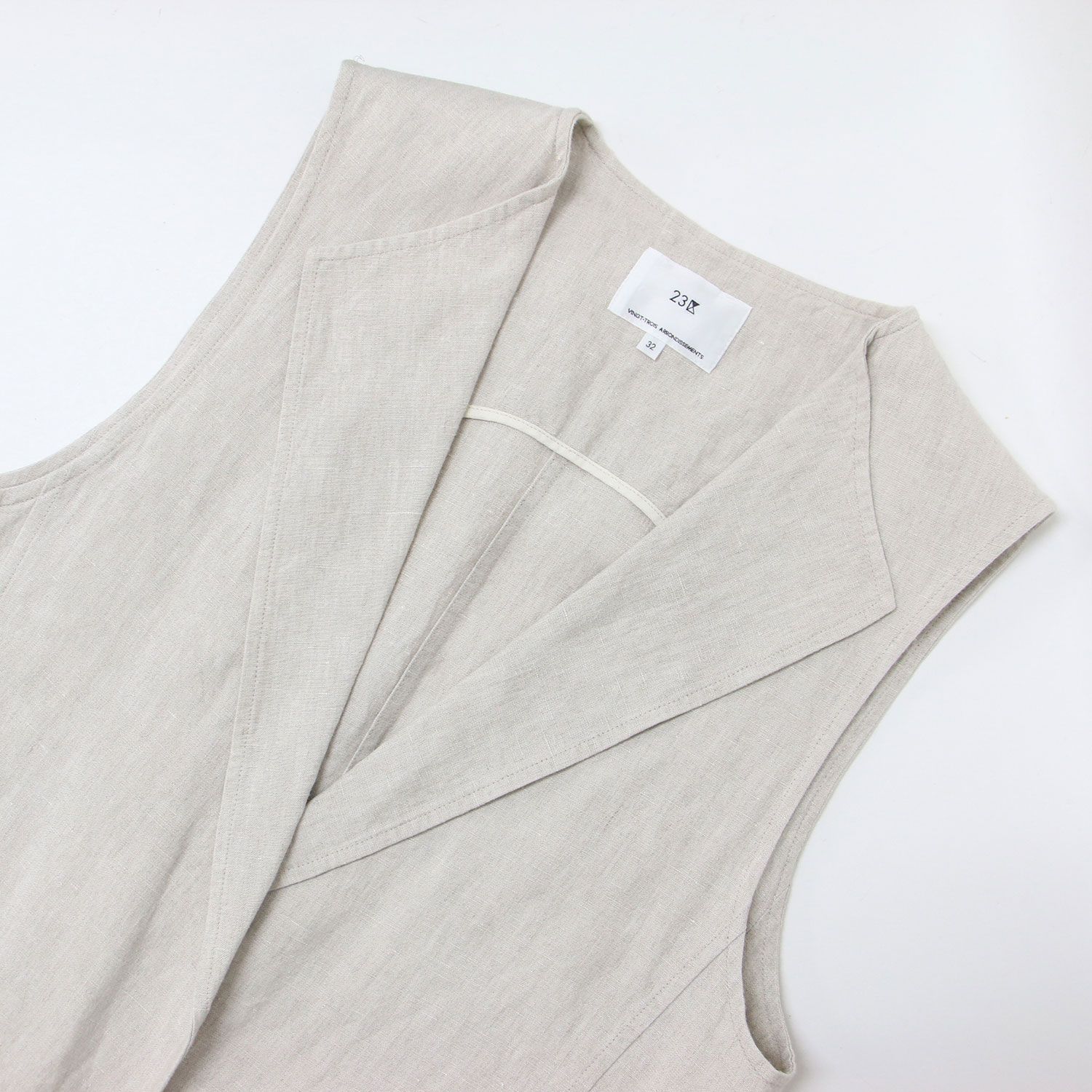 JOURNAL STANDARD L'essage リネンライクオックスベスト 定価29700円