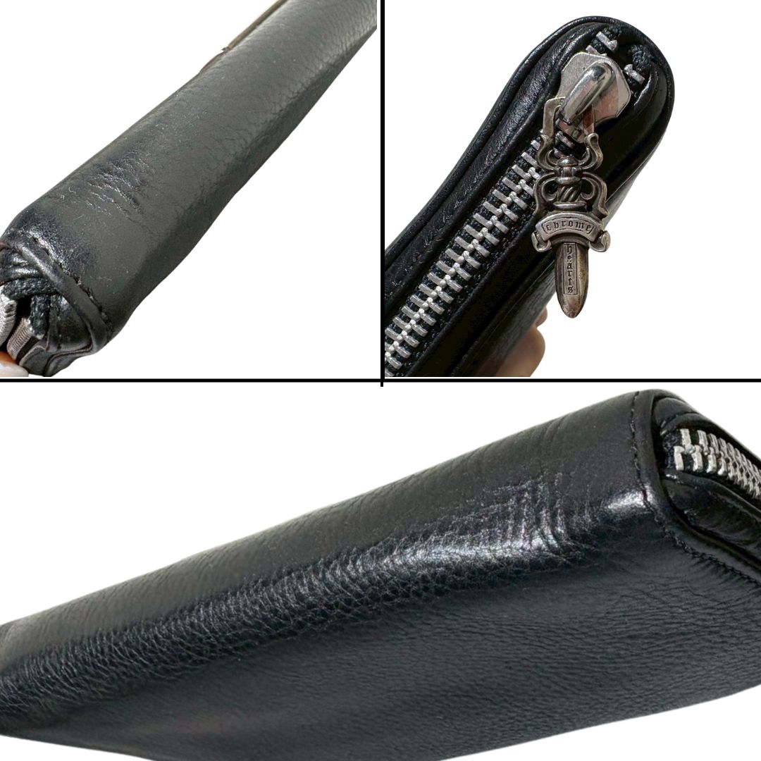 美品中古】クロムハーツ Chrome Hearts REC F ZIP ラウンド 美品中古】クロムハーツ Chrome Hearts REC F ZIP ラウンド