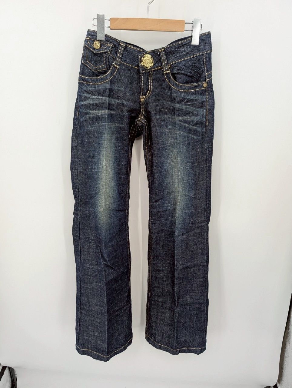 RED PEPPER ゴールドラベル デニムジーンズ 刺繍入り ストレート W25 - メルカリ