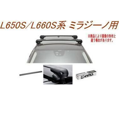 INNO キャリアセット エアロベース ダイハツ L650S/L660S系 ミラジーノ用 【XS201/K306/XB93×2】 - オートイーグル - メルカリ