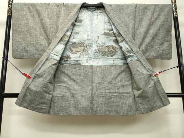 平和屋着物○男性 紬 アンサンブル 霞文 正絹 逸品 DAAS2433tw - メルカリ