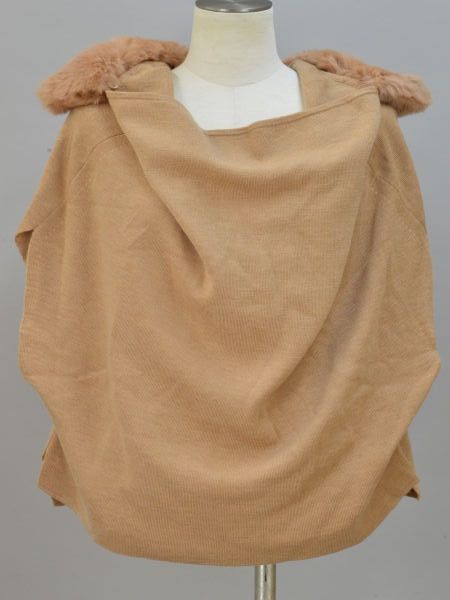 レキップヨシエイナバ L'EQUIPE YOSHIE INABA ラビットファー ニットセーター 38サイズ ブラウン レディース F ...