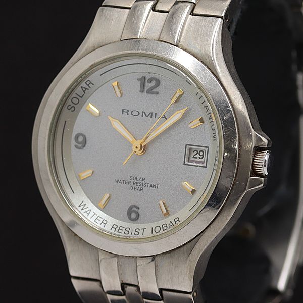 ロミア ソーラー ホワイト文字盤 RM-601M メンズ腕時計 2000000 NSK KMR - メルカリ