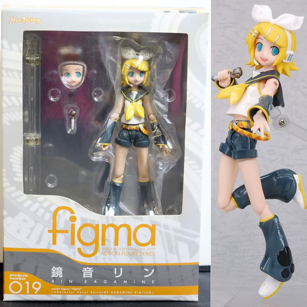 figma(フィグマ) 019 鏡音リン(かがみねりん) キャラクター・ボーカル・シリーズ02 鏡音リン・レン 完成品 可動フィギュア マックスファクトリー - メルカリ