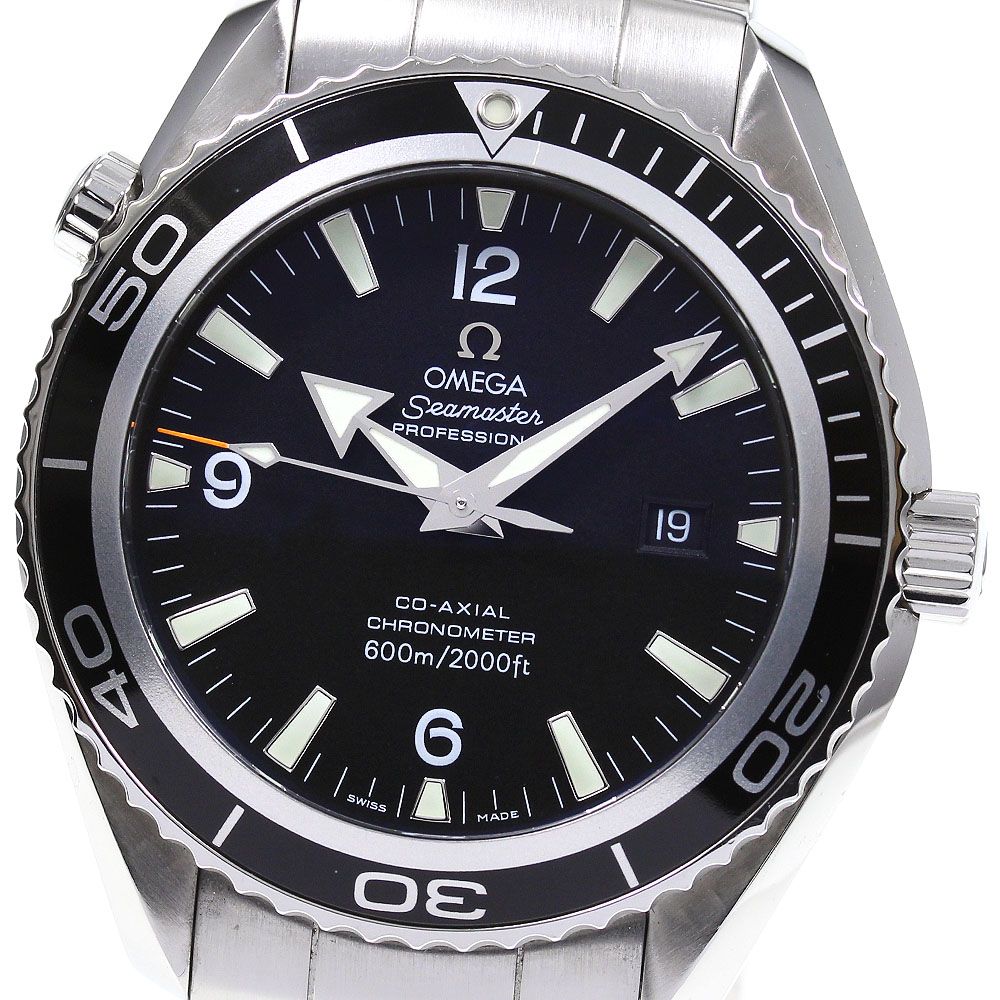 オメガ OMEGA 2200.50 シーマスター600 プラネットオーシャン デイト 自動巻き メンズ良品保証書付き_740730 ...