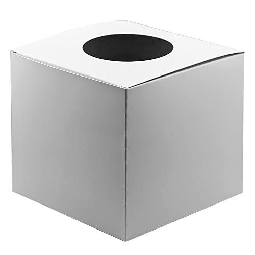 【人気商品】抽選箱 日本製 無地 高さ18 5cm×20cm×20cm 底板紙付き 応募箱 くじ引き くじ引き箱 白 メルカリ