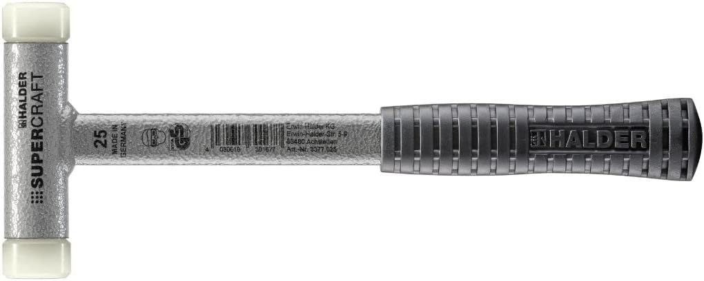 ハルダー (HALDER) ショックレス 無反動 スーパークラフト ハンマー スティール製 ハンドル ナイロン (白) 径25 3377.025 - メルカリ