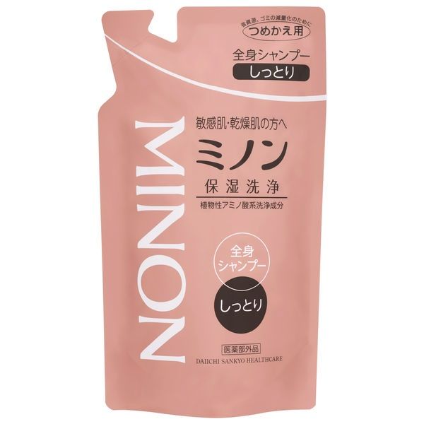 ミノン全身シャンプー しっとりタイプ 詰替え 380ml MINON【メール便可】【メルカリ】 - メルカリ
