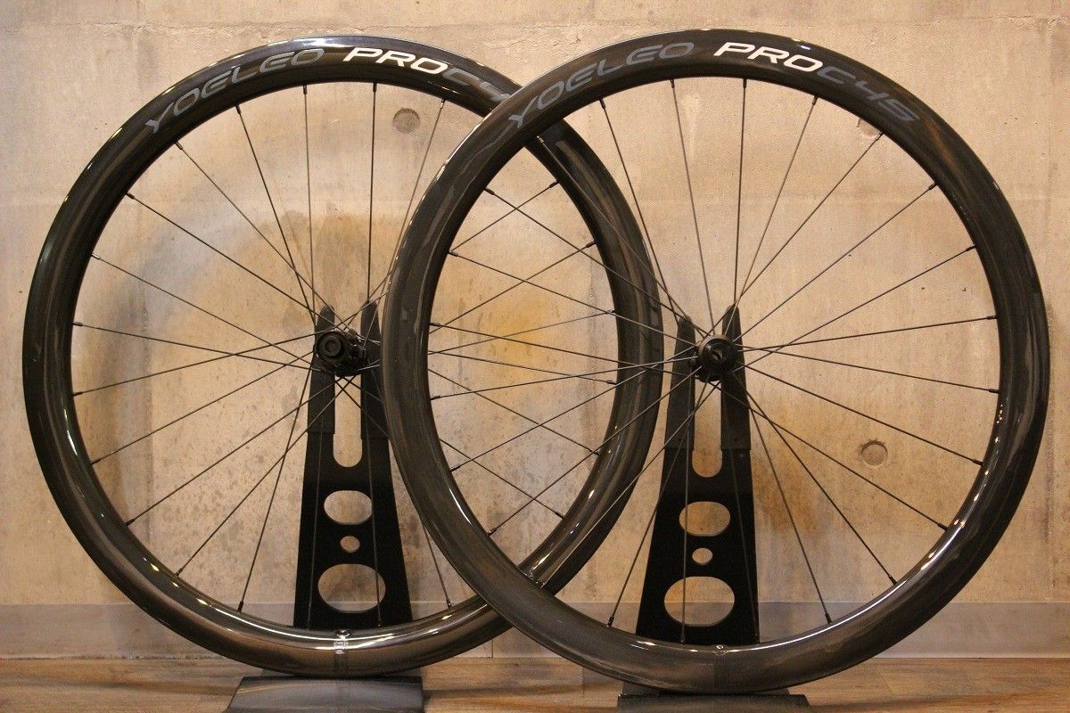 ヨーレオ YOELEO SAT C45 DB PRO NXT カーボン チューブレスレディ ホイールセット シマノ 11/12S 22C ...