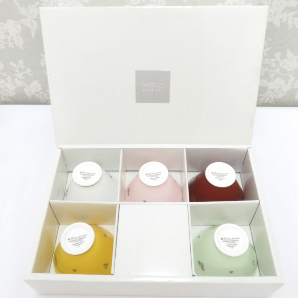 NIKKO ニッコー 食器 金沢COLLECTION 五色宝づくし アミューズカップ 小鉢 湯呑 5客組 箱有 - メルカリ