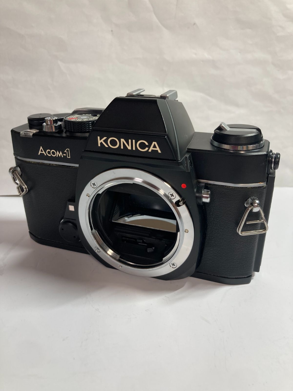 KONICA Acom-1 35mm Film Camera Body Work Fine Black Body [完全動作品] コニカ ...
