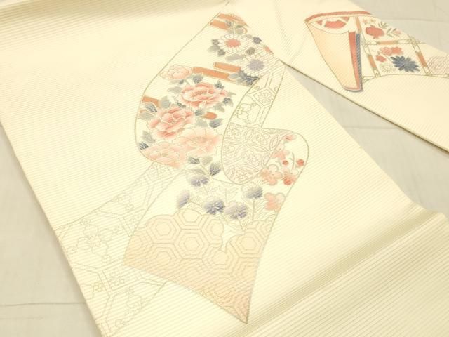 平和屋着物▽道行コート スリーシーズン 春夏秋 塵除け 霞文 ロング