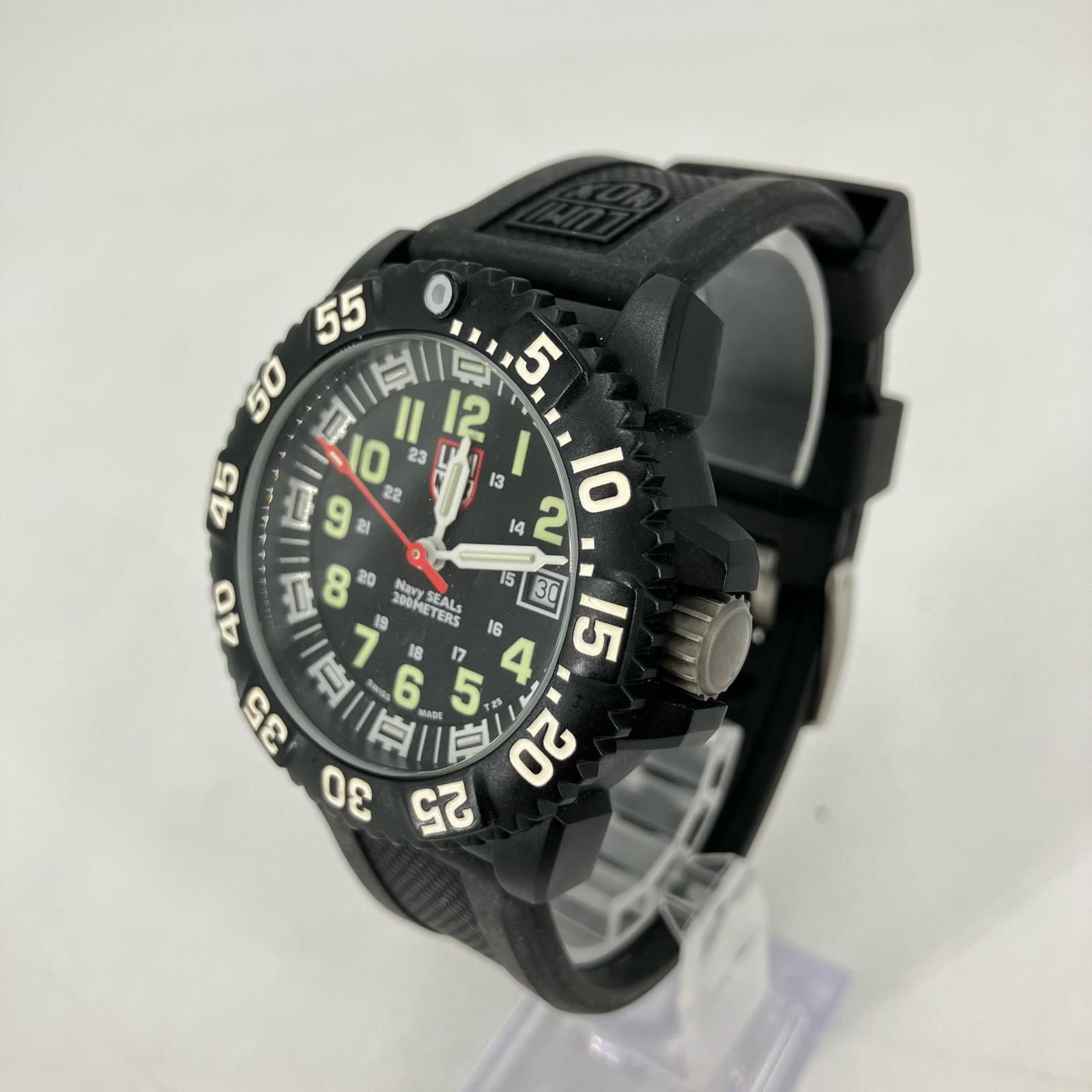 【イオン広店】 中古 LUMINOX | ルミノックス 腕時計 NAVY SEAL COLORMARK アナログクォーツ 3050/3950 ...