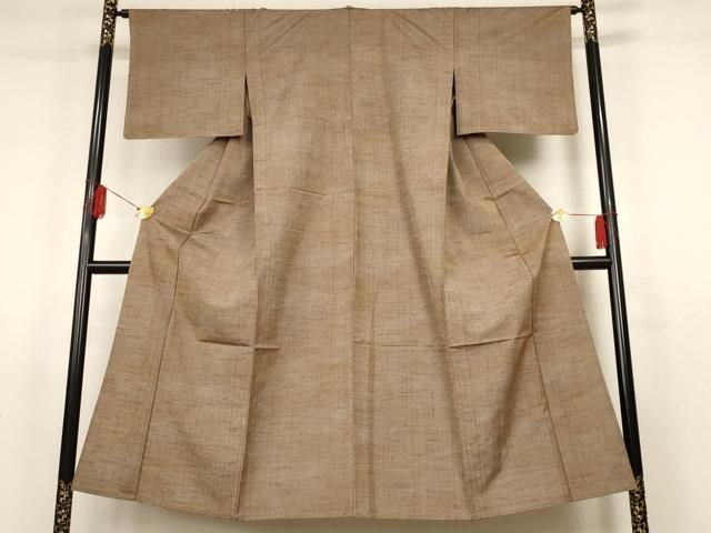 平和屋着物□上質な紬 胴抜き仕立て 霞文 正絹 逸品 AAAX5760cs