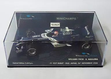 【中古】ミニカー 1/43 ウィリアムズトヨタ FW28 F1テストカー 中嶋一貴 富士スピードウェイ 2006年11月26日 (ネイビー× ...