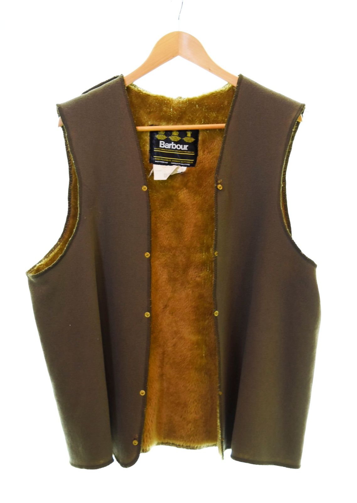 バブアー Barbour ファー ライナー ベスト A297 ベスト カーキ 103MT-1234 - メルカリ