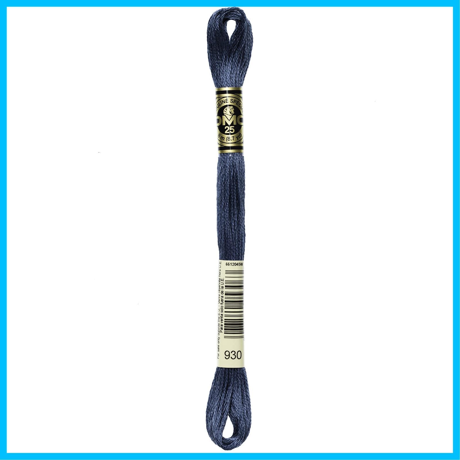 25番糸 刺繍糸 12束入 #930 DMC ブルー系 DMC25B - メルカリ