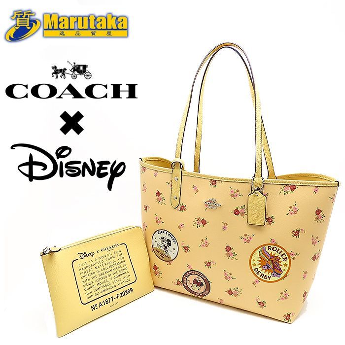 COACH ディズニーコラボトートバッグ すすみ COACH ディズニーコラボトートバッグ すすみ