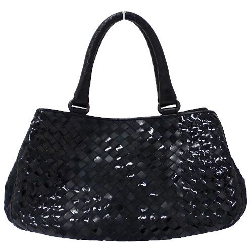 ボッテガ ヴェネタ BOTTEGA VENETA バッグ レディース ブランド ハンドバッグ イントレチャート エナメル レザー 199875 ...