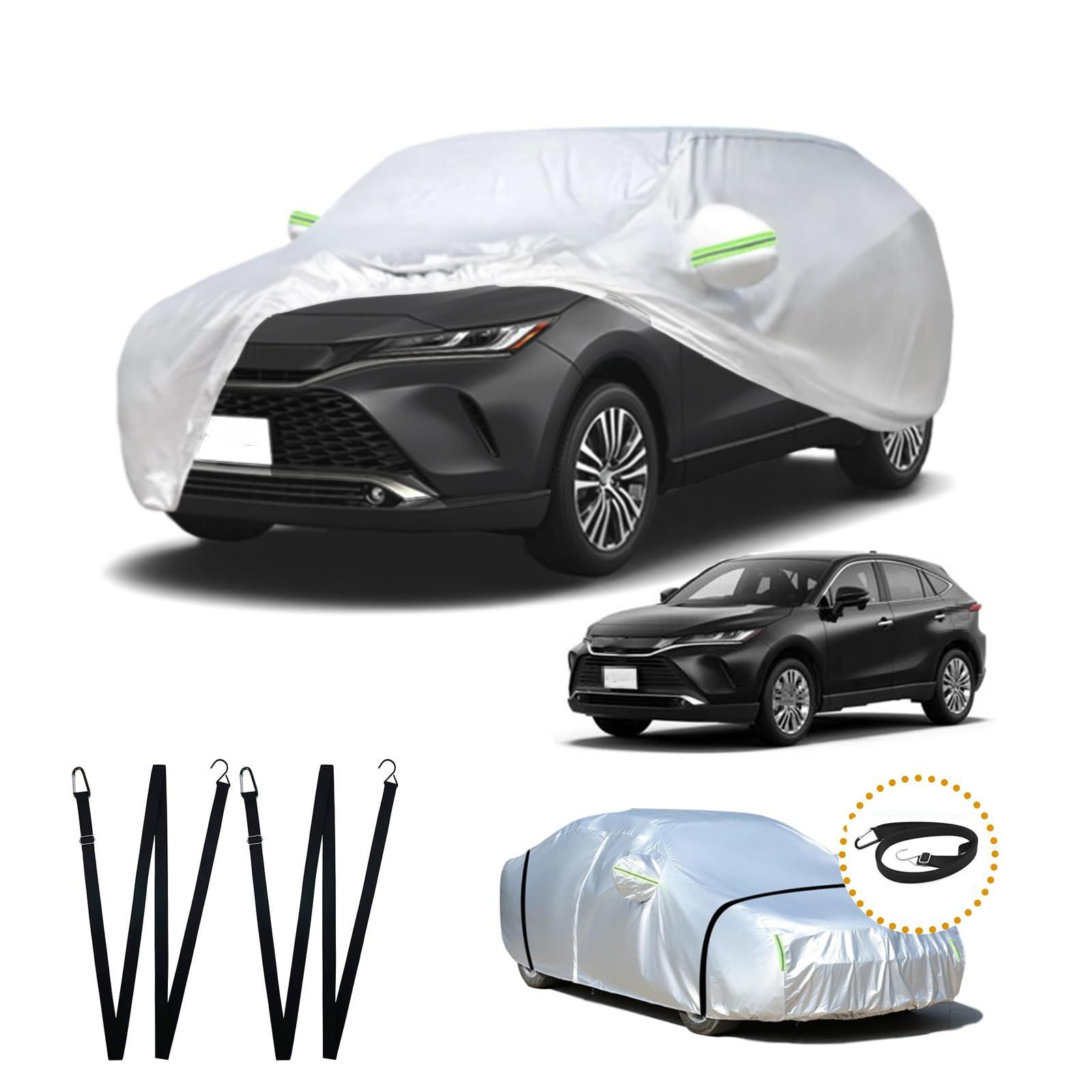 新品 Temiry 自動車カバー 防水 ハリアー 80系 専用ボディカバー 日よけ ハリアー80系 自動車 カバー 断熱 車カバー 防雪防塵 自動車 カバー 防風 カーカバー ハリアー 自動車 ...