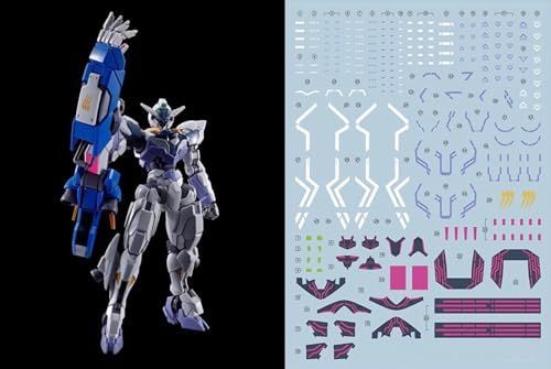 HG 1/144 ガンダムルブリスジウ用 蛍光!! HG RG EG MG PG RE HiRM ロボット MS ディテールアップ用水転写式デカール (HG 1/144 ガンダムルブリスジウ用 ...