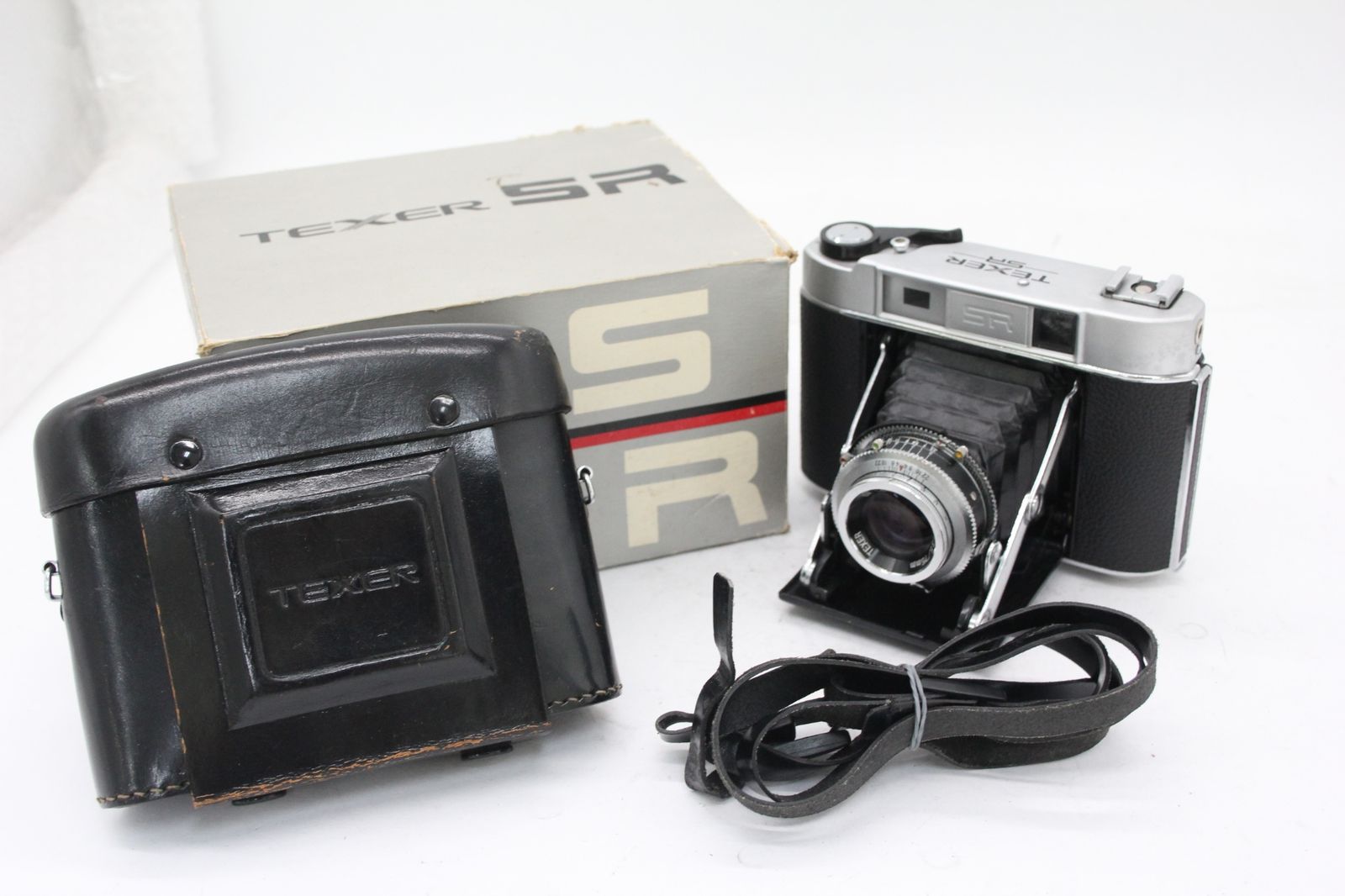 【返品保証】 【元箱付き】TEXER SR 75mm F3.5 ケース付き 蛇腹カメラ v3377 - メルカリ