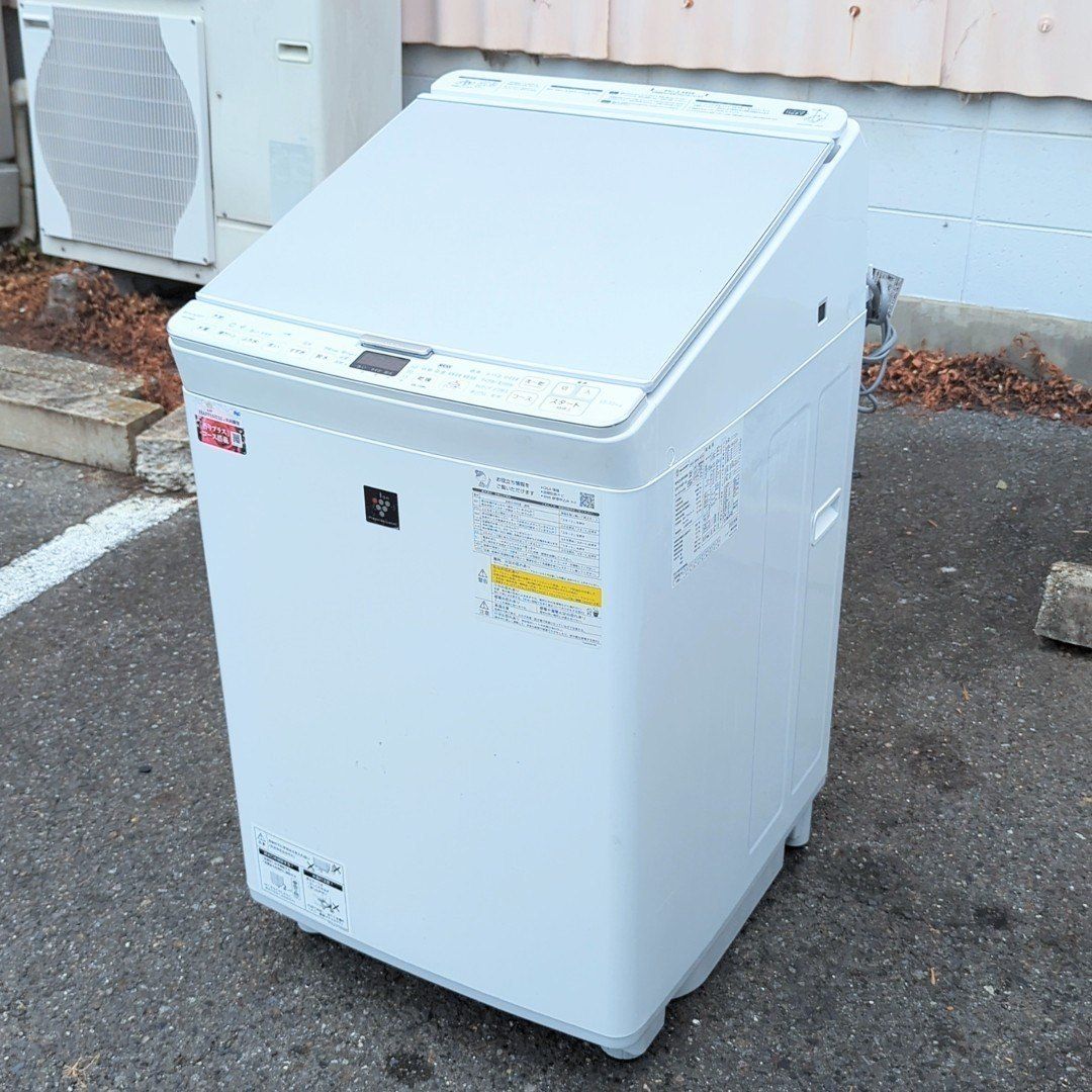 【送料込み】洗濯機 SHARP 2022年製 ES-PX8F-W 8.0㎏ 電気洗濯乾燥機 電気洗濯機 乾燥機付き ファミリー 家族 家電 - メルカリ