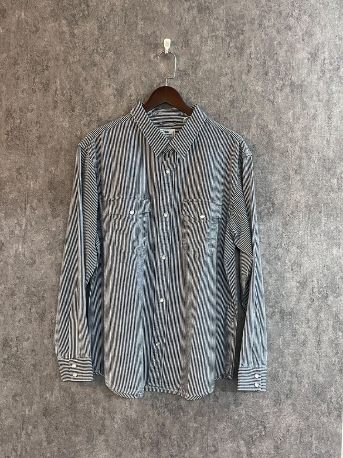 リーバイス levis ウエスタンシャツ ヒッコリー 長袖シャツ A19190030 ワーク ヴィンテージ - メルカリ
