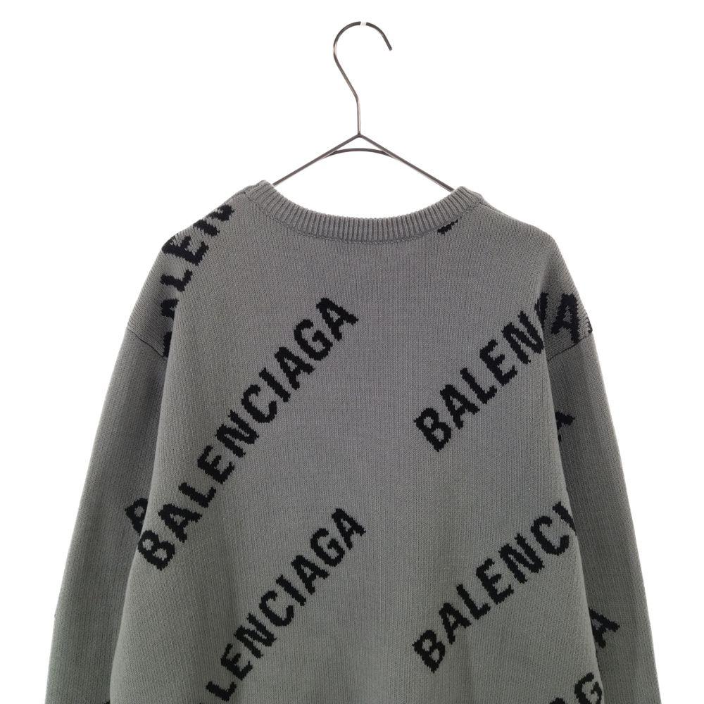 BALENCIAGA (バレンシアガ) 19SS ジャガードロゴクルーネック BALENCIAGA (バレンシアガ) 19SS ジャガードロゴクルーネック