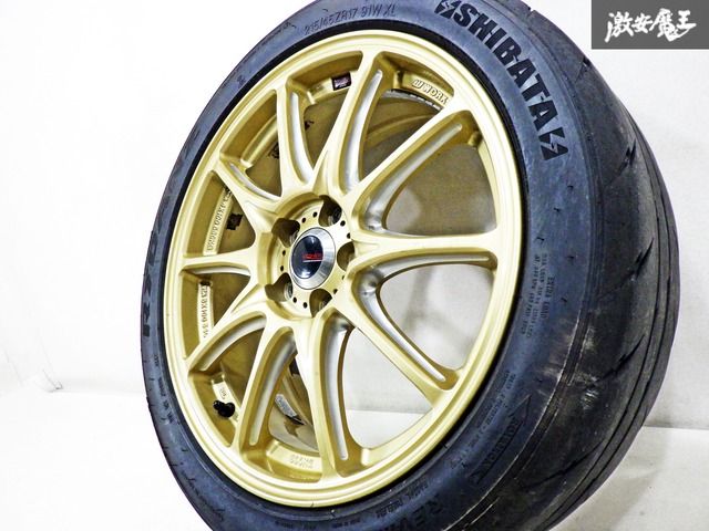 WORK ワーク Emotion エモーション RS 17インチ 7J +47 PCD 100 5H タイヤ付き ホイール 1本 ZN6 ZC6 ZN8 ZD8 86 GR86 BRZ ...