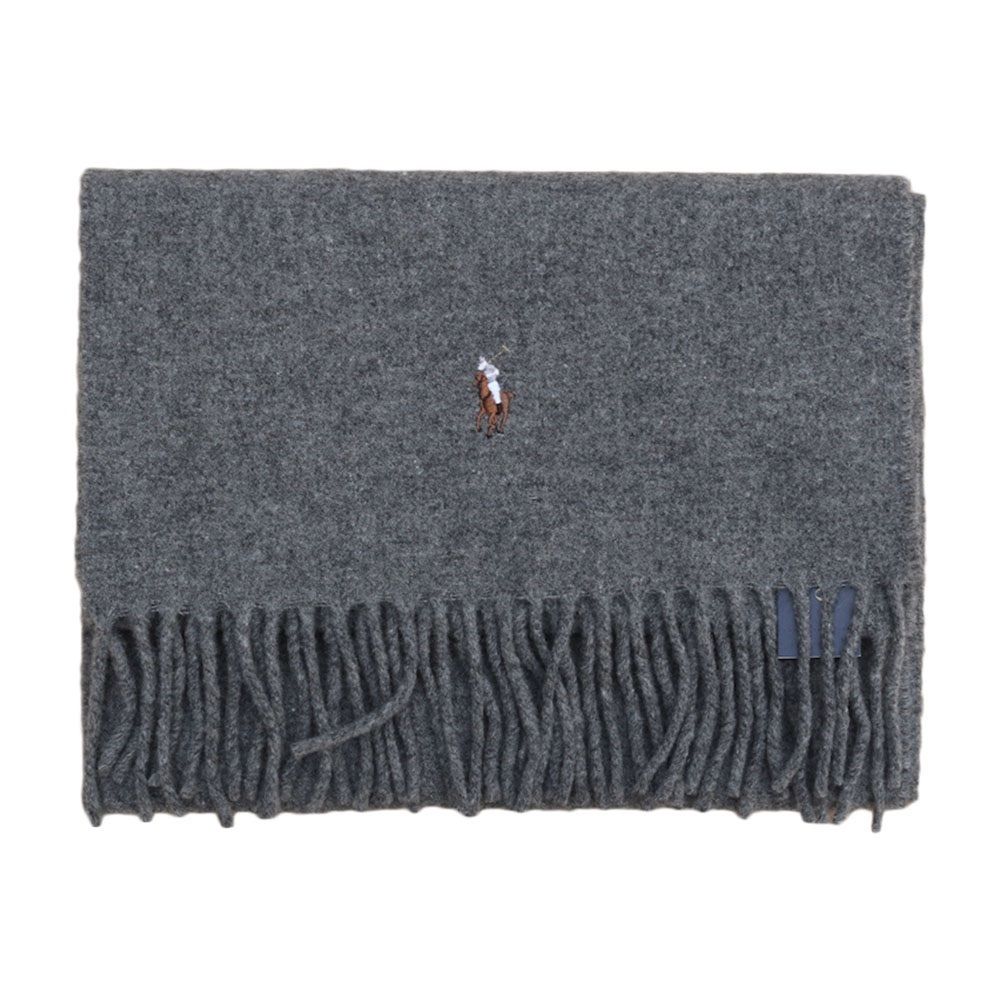ポロ ラルフローレン ヴァージンウール マフラー / POLO RALPH LAUREN VIRGIN WOOL MUFFLER [GREY] - BREAKS GENERAL STORE ...