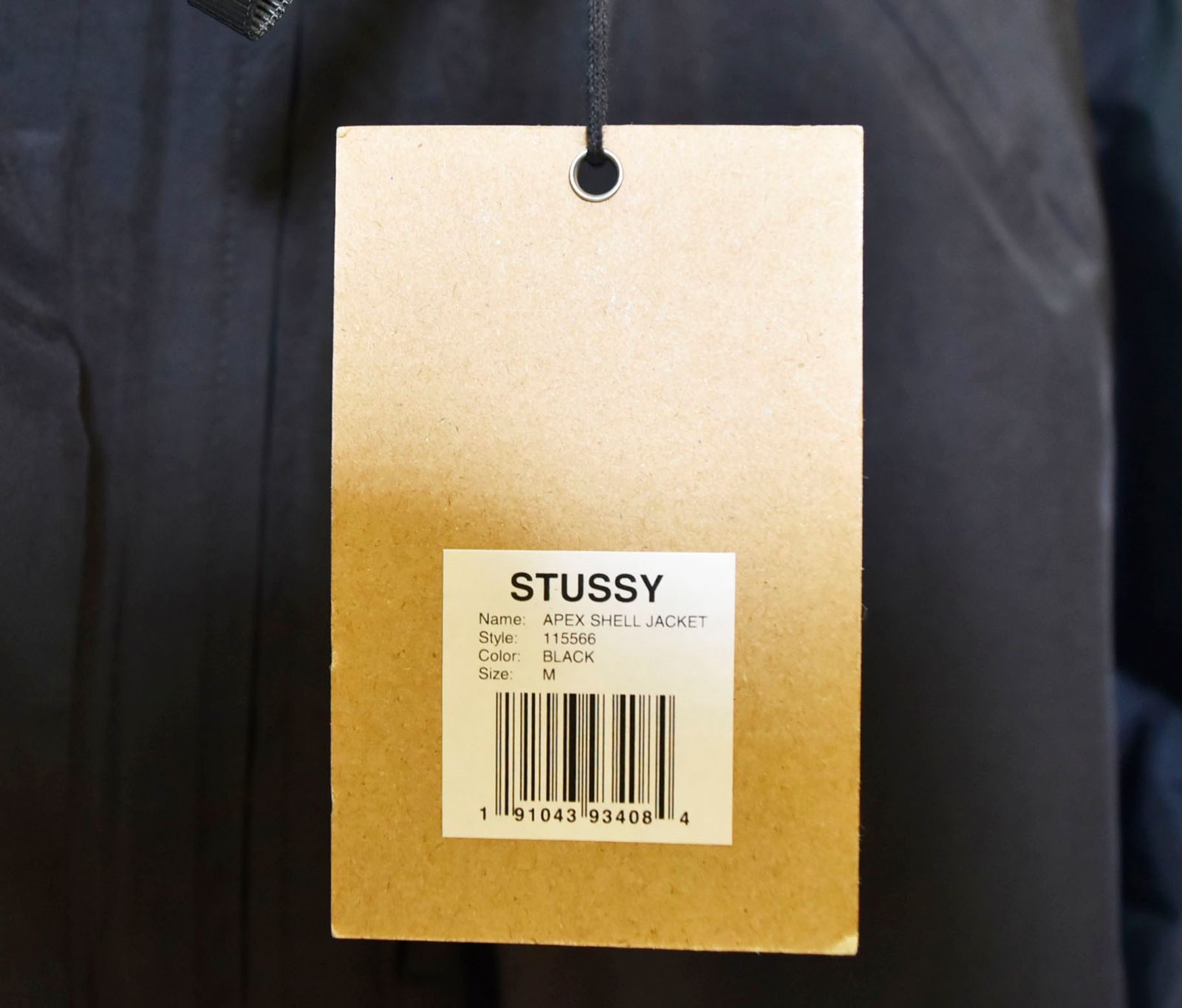ステューシー STUSSY Apex Shell Jacket シェル ジャケット 黒 ステューシー STUSSY Apex Shell Jacket シェル ジャケット 黒