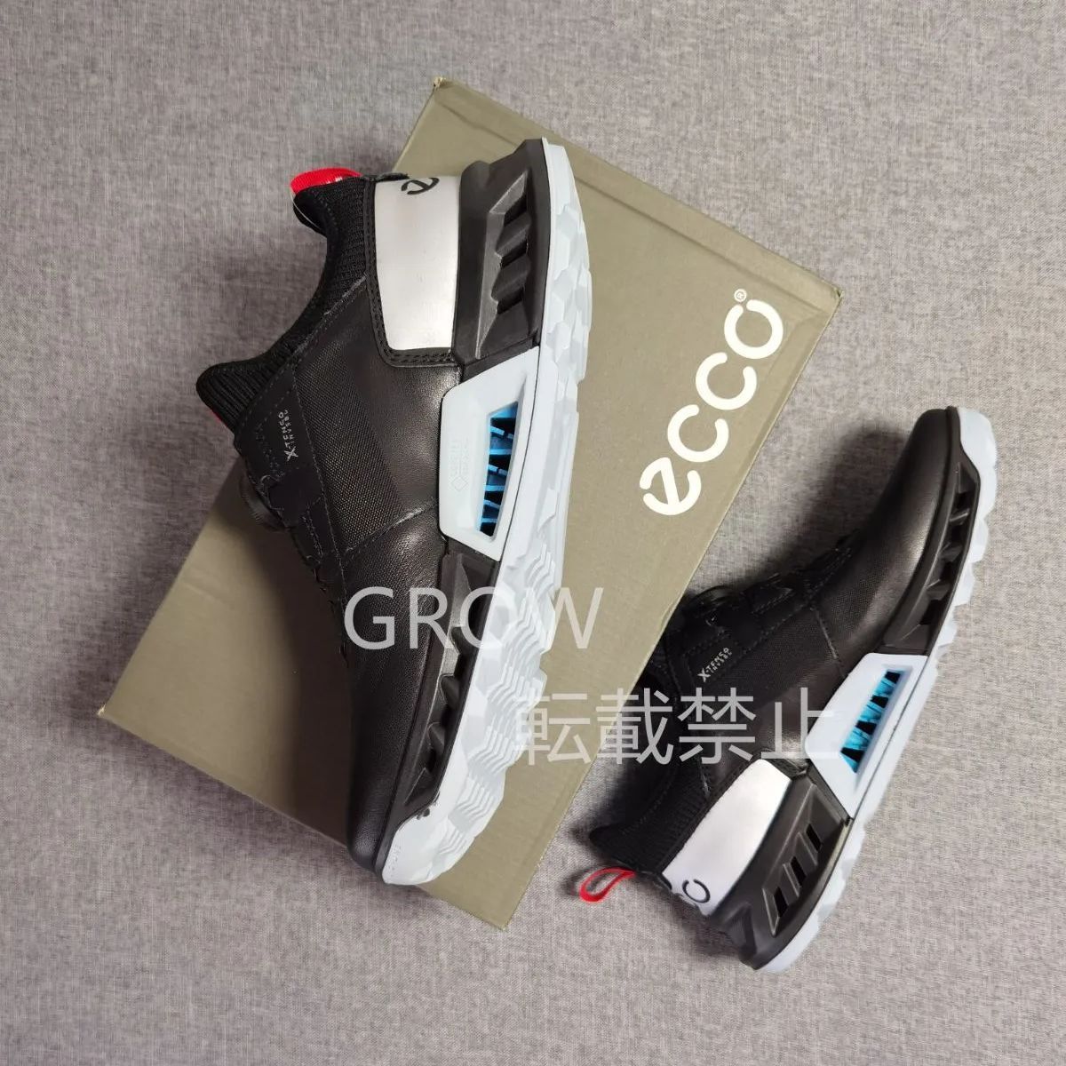 極美品 ECCO MEN'S GOLF SHOE BOA スニーカー ゴルフシューズ スポーツ ブラック EU39-44 - メルカリ