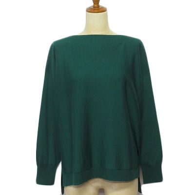 TRAFFIC BASIC STYLE トラフィックベーシックスタイル セーター ニット ボートネック 38 緑 グリーン - メルカリ