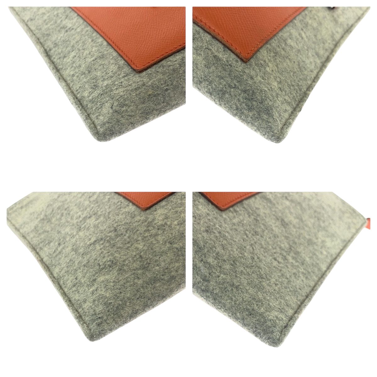 美品 HERMES エルメス トゥードゥー37 グレー シルバー金具 美品 HERMES エルメス トゥードゥー37 グレー シルバー金具