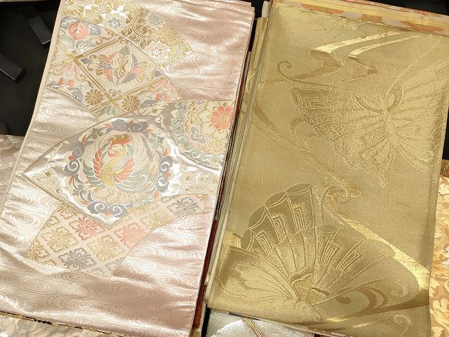 平和屋本店□袋帯 西陣 まとめて100点 鳳凰 鶴 孔雀 蝶 更紗 花柄 宝相