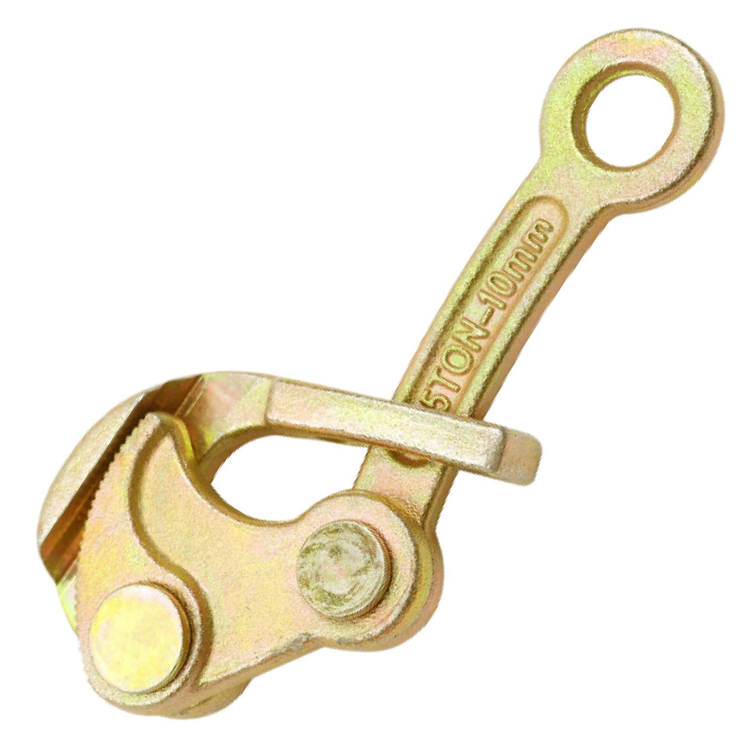 【迅速発送】shymie カムラー 掴線器 張線器 シメラー 通線ワイヤー 引込線用チャック ワイヤー クランプ クリップ ロープ 工具 鋼撚線 電設 0.5 t トン - メルカリ