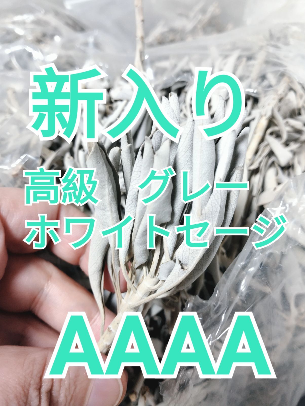 無農薬高級グレーホワイトセージカリフォルニア産100g説明書付き箱入りAAAAギフト浄化 - メルカリ