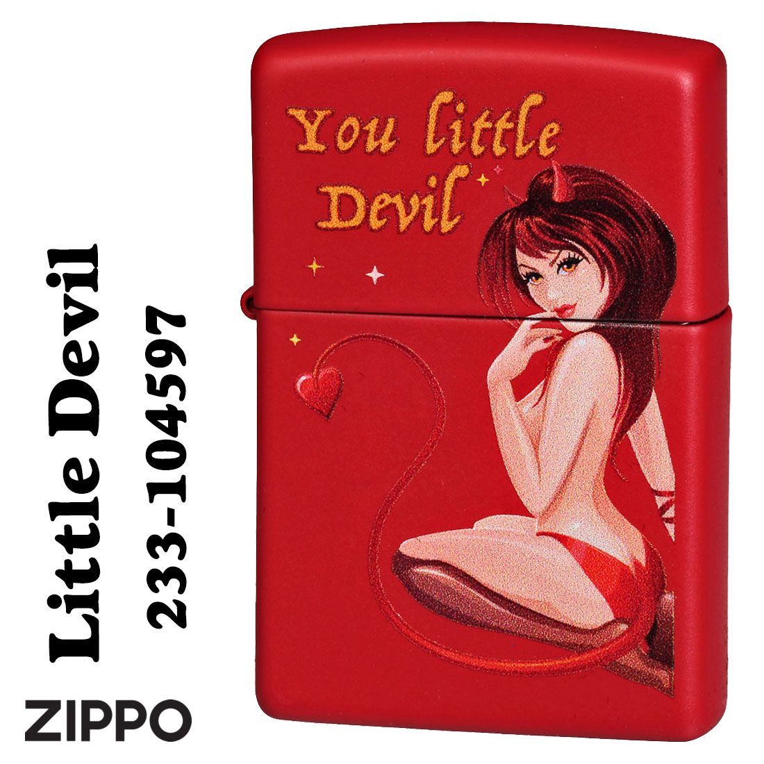 zippo (ジッポーライター) Little Devil Red レッドマット 赤 2023モデル Z233-104597 - メルカリ