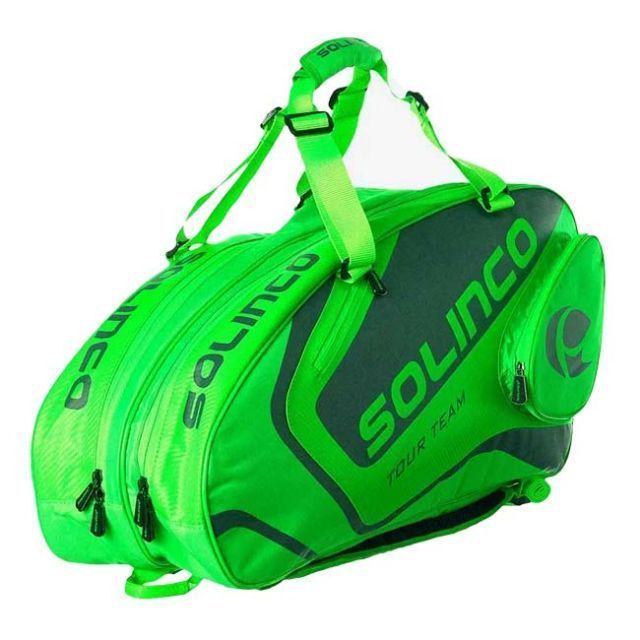 「15本収納」ソリンコ(SOLINCO) 15PK TOUR ツアー ラケットバッグ テニスバッグ 1920220 KSB353-ネオン ...