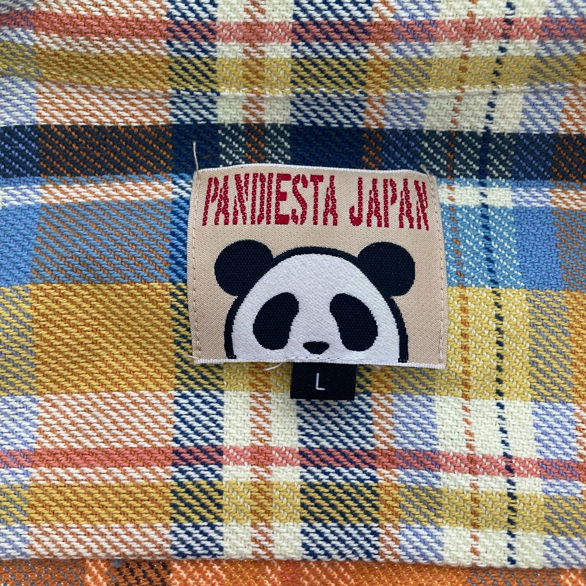 ハニーパンダヘビーネルシャツ◇PANDIESTA JAPAN グリーンXXLサイズ