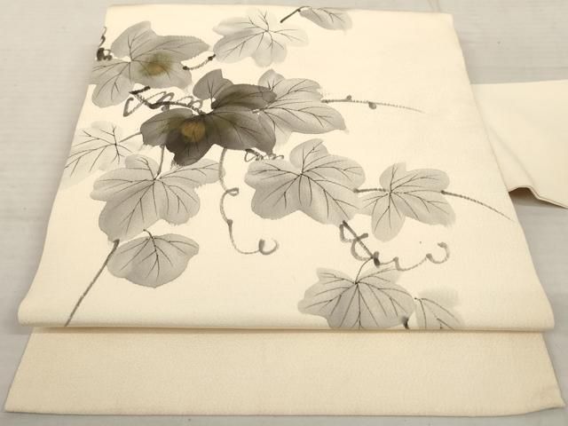 平和屋着物○訪問着 紬地 更紗花唐草文 正絹 逸品 CAAW3792vf 平和