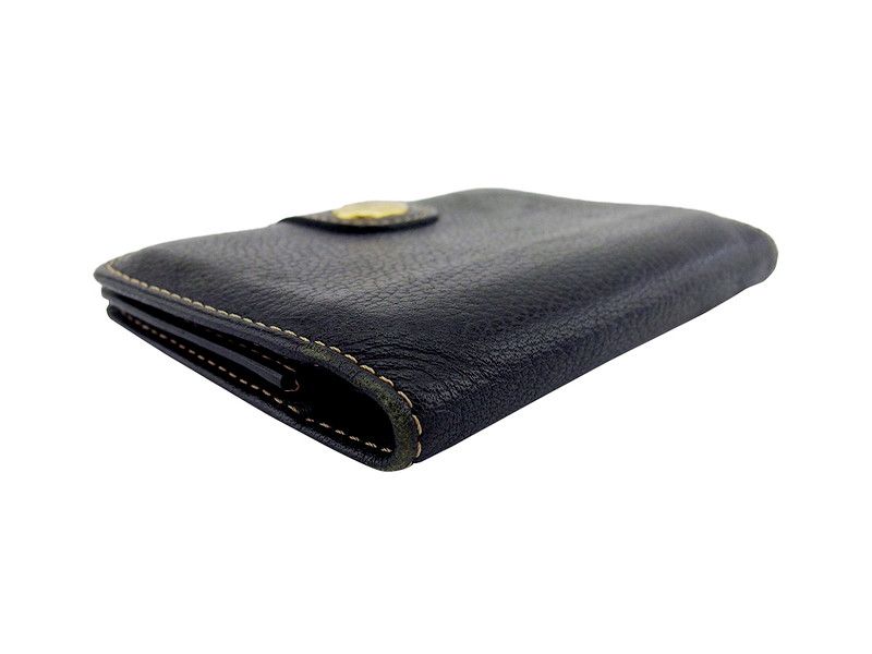 ダンヒル Dunhill カードケース ロゴプレート ブラック ゴールド