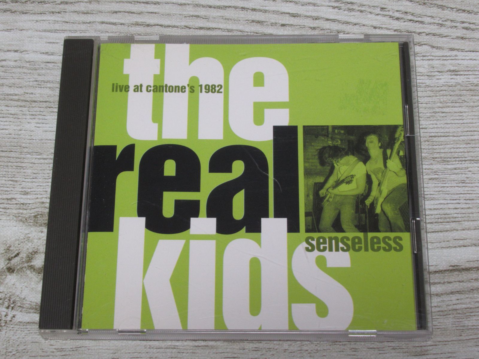CD THE REAL KIDS SENSELESS LIVE AT CANTONE'S 1982 CED-286 全12曲 リアル・キッズ ...